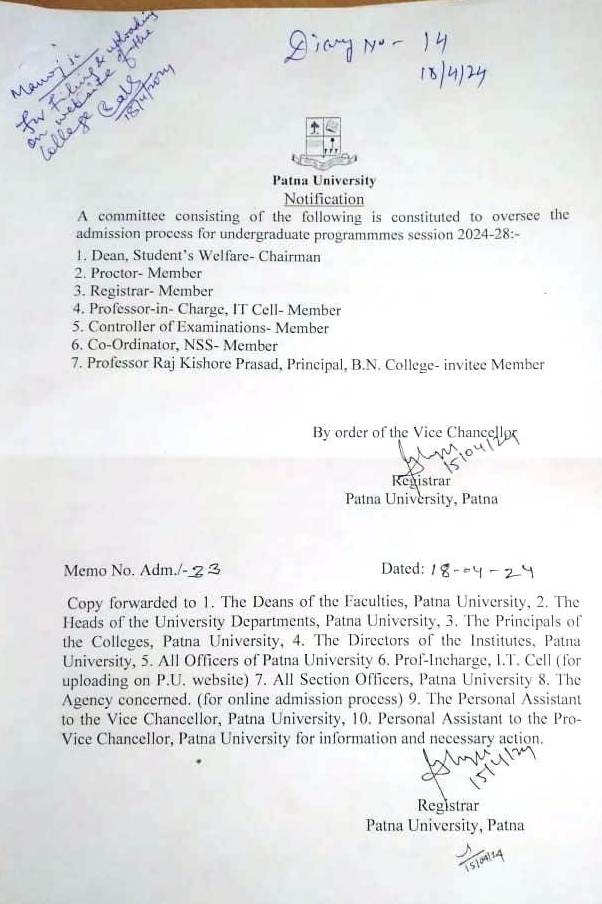 Vanijya Mahavidyalaya , Patna University , Patna.